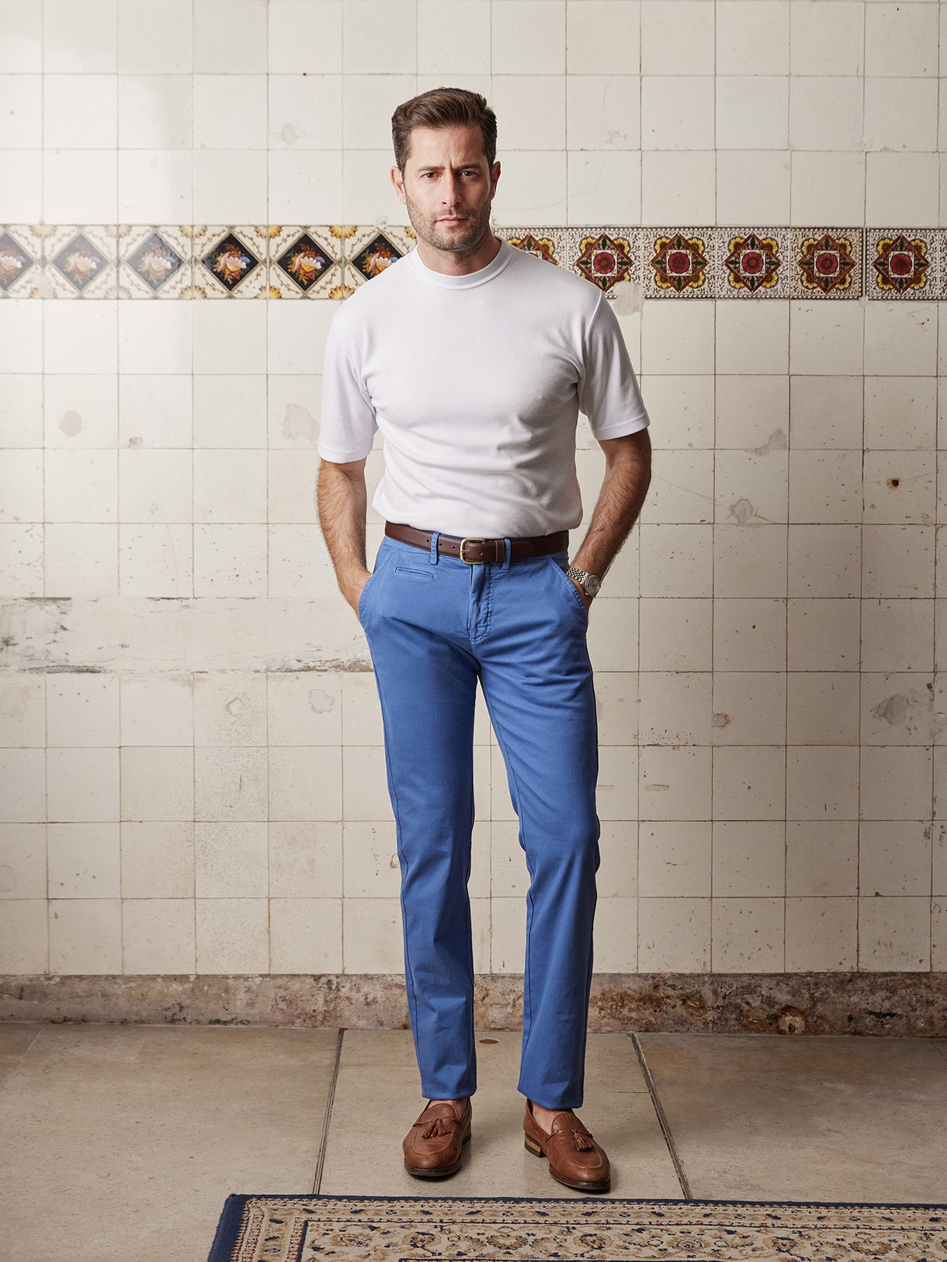 Steel Blue Chinos– Joe Bananas | Australia